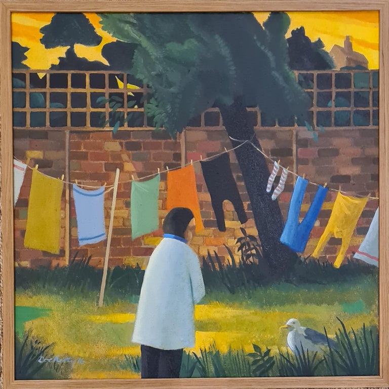 Frank McLean Docherty R.S.W. - A Very Bad Seagull, Contemporary Oil and ...