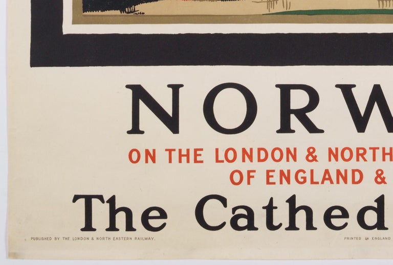Frank Newbould - Norwich – The Cathedral Route Original Vintage British ...