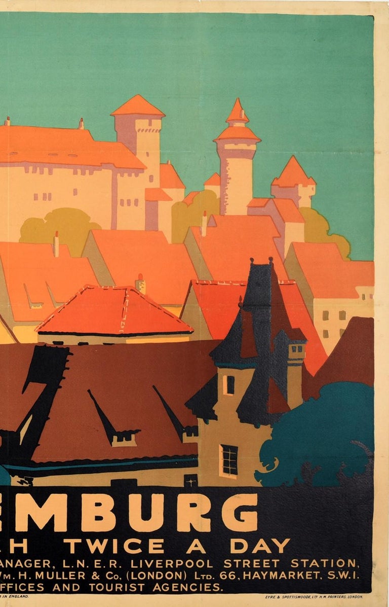 Frank Newbould - Original Vintage LNER Railway Poster By Frank Newbould ...