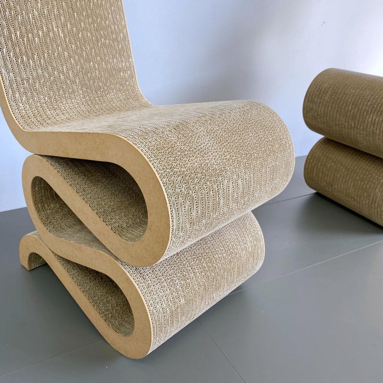 Frank O. Gehry Easy Edges "Wiggle" Chairs, 1980s, USA at 1stDibs ...