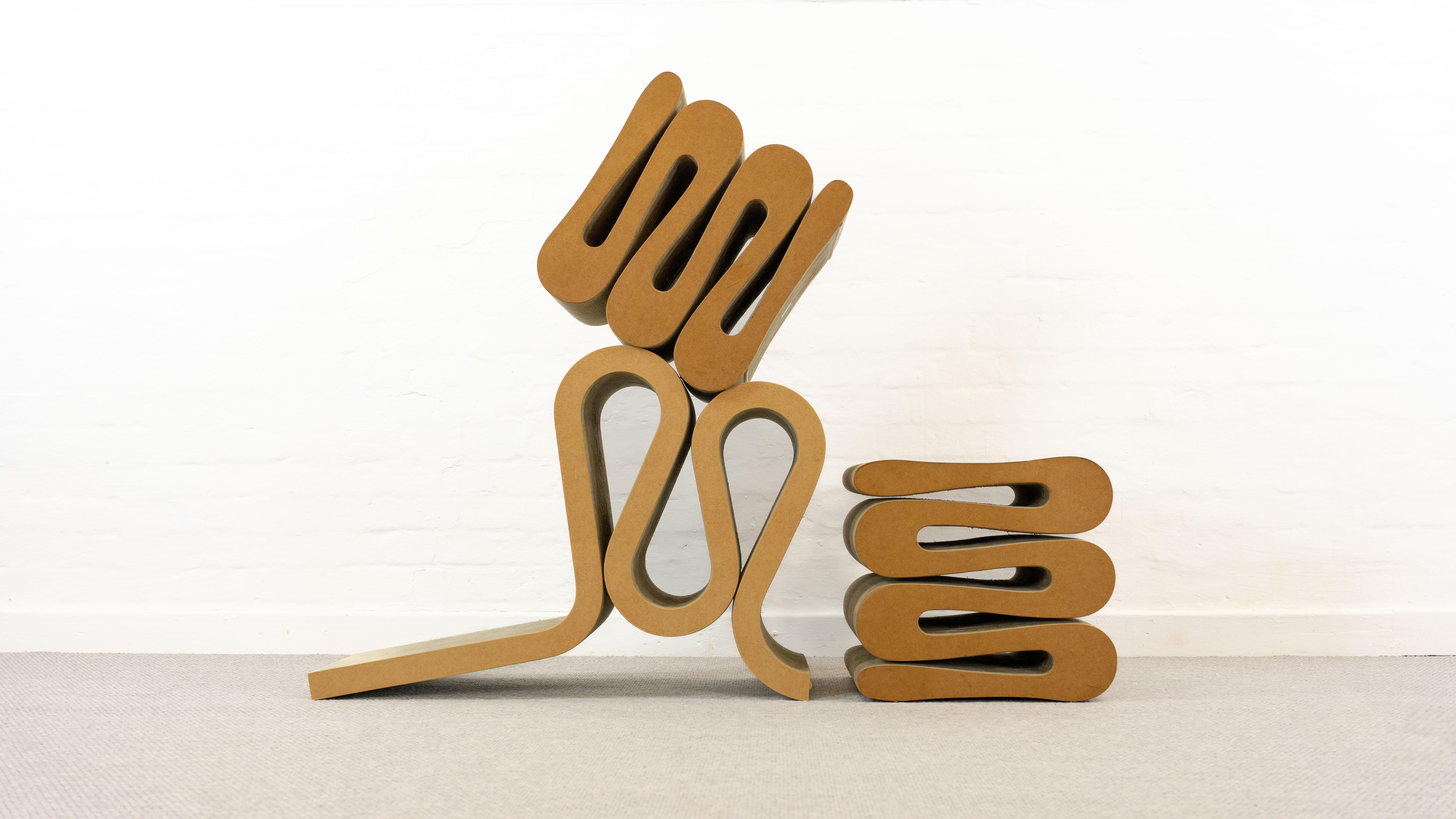 Frank O. Gehry Wiggle Stool, Vitra, 1990s at 1stDibs