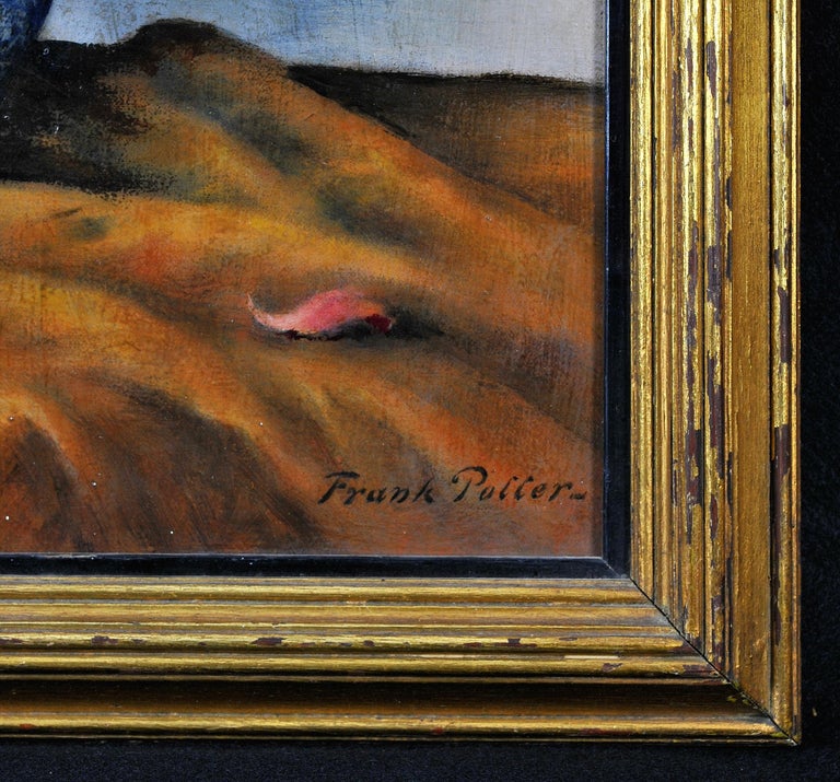 Frank Potter - Roses and Indian Tile - Mid 20th Century Flowers Floral ...