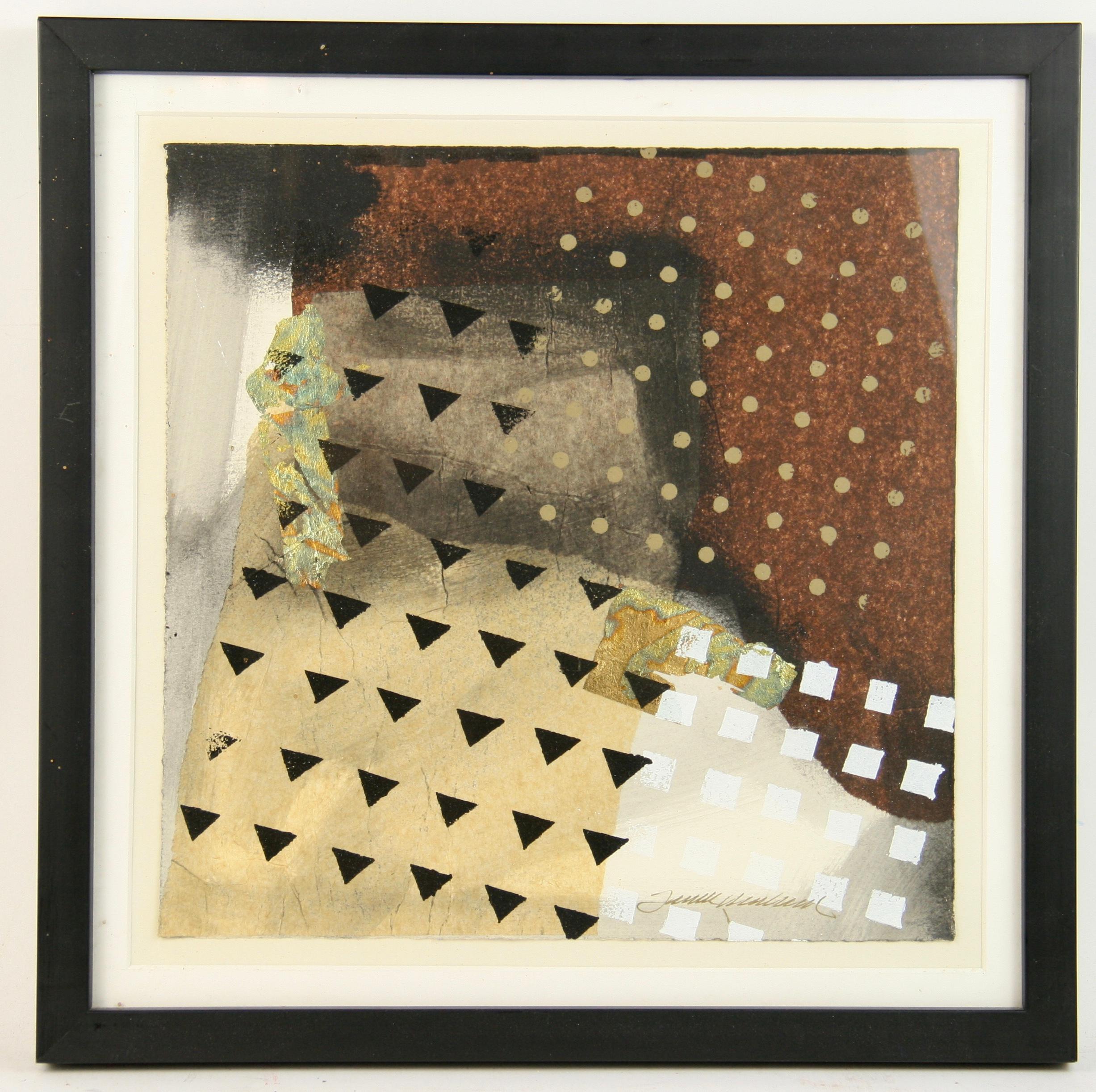 Frank Rowland - Abstract Collage by Frank Rowland For Sale at 1stDibs