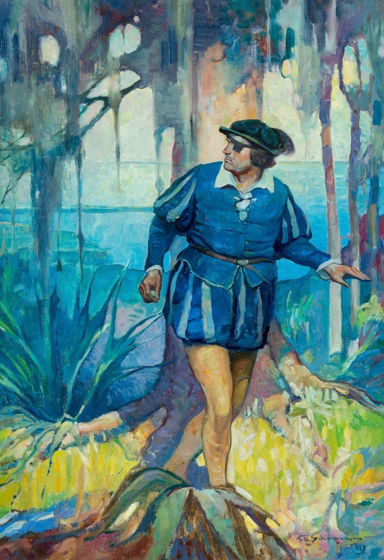 Frank Schoonover - The Scarlet Cockerel interior book illustration For ...