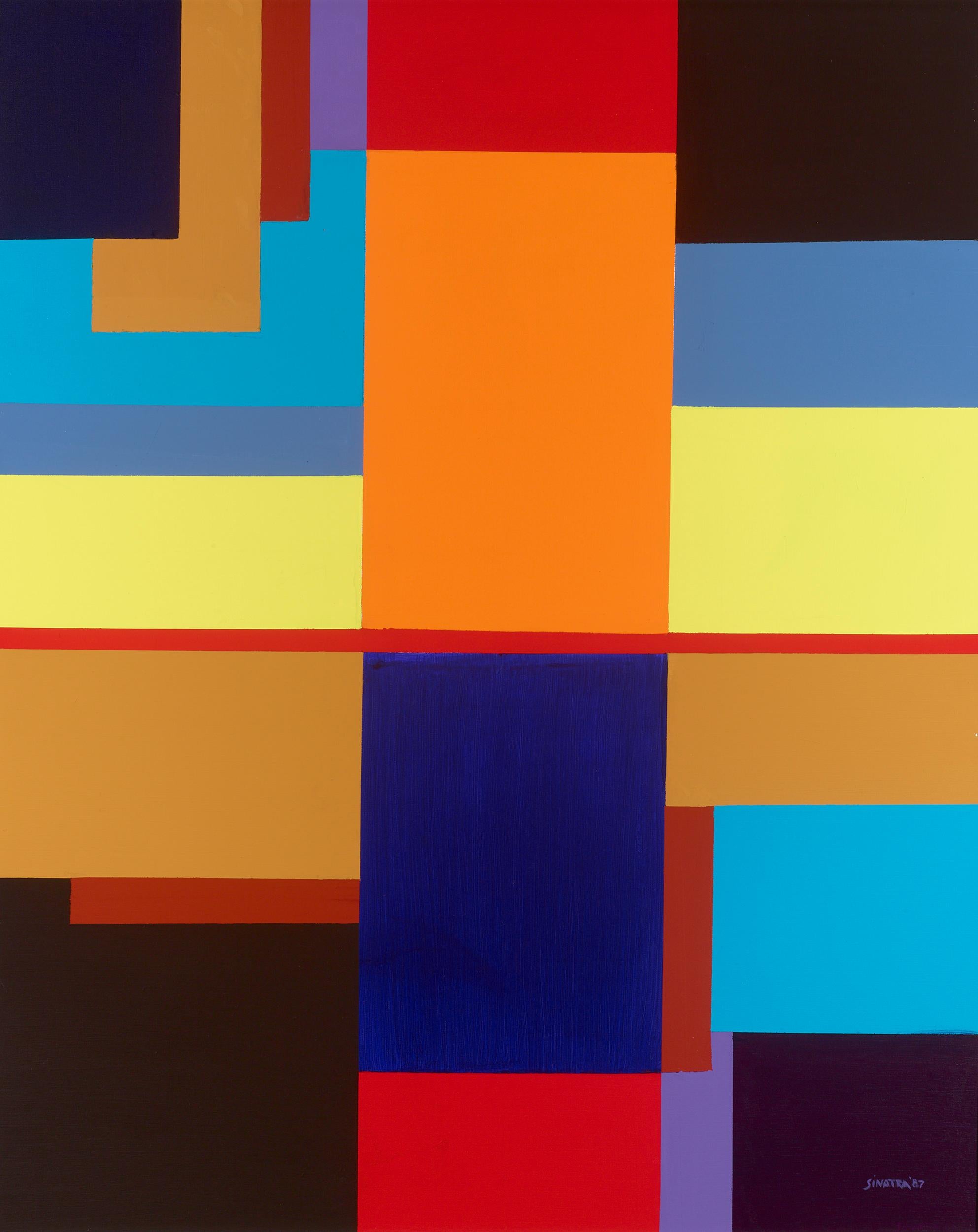 Frank Sinatra - Multicolored Squares at 1stDibs