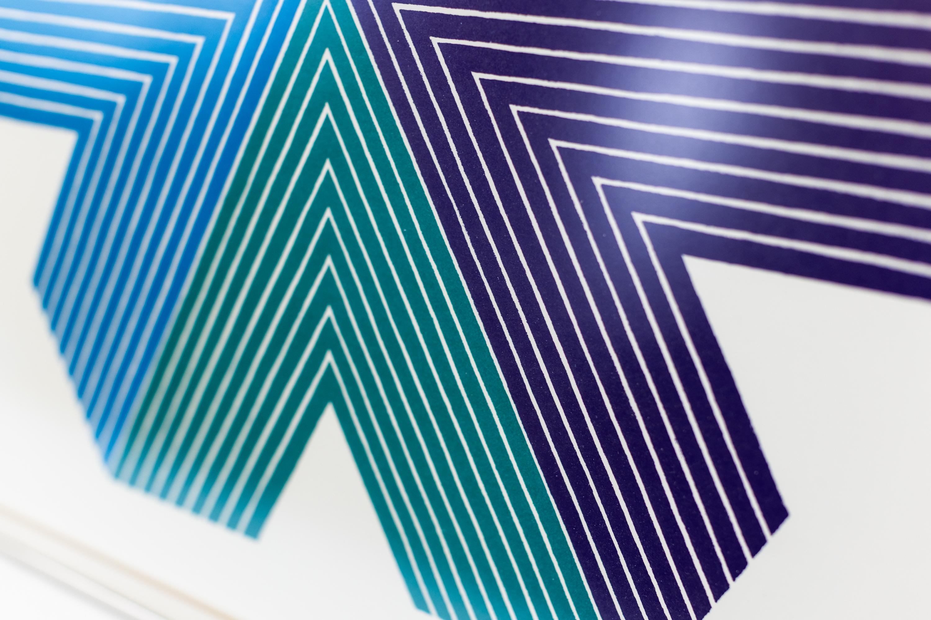 Frank Stella - Frank Stella Black Adder 1968 Signed Serigraph Edition ...
