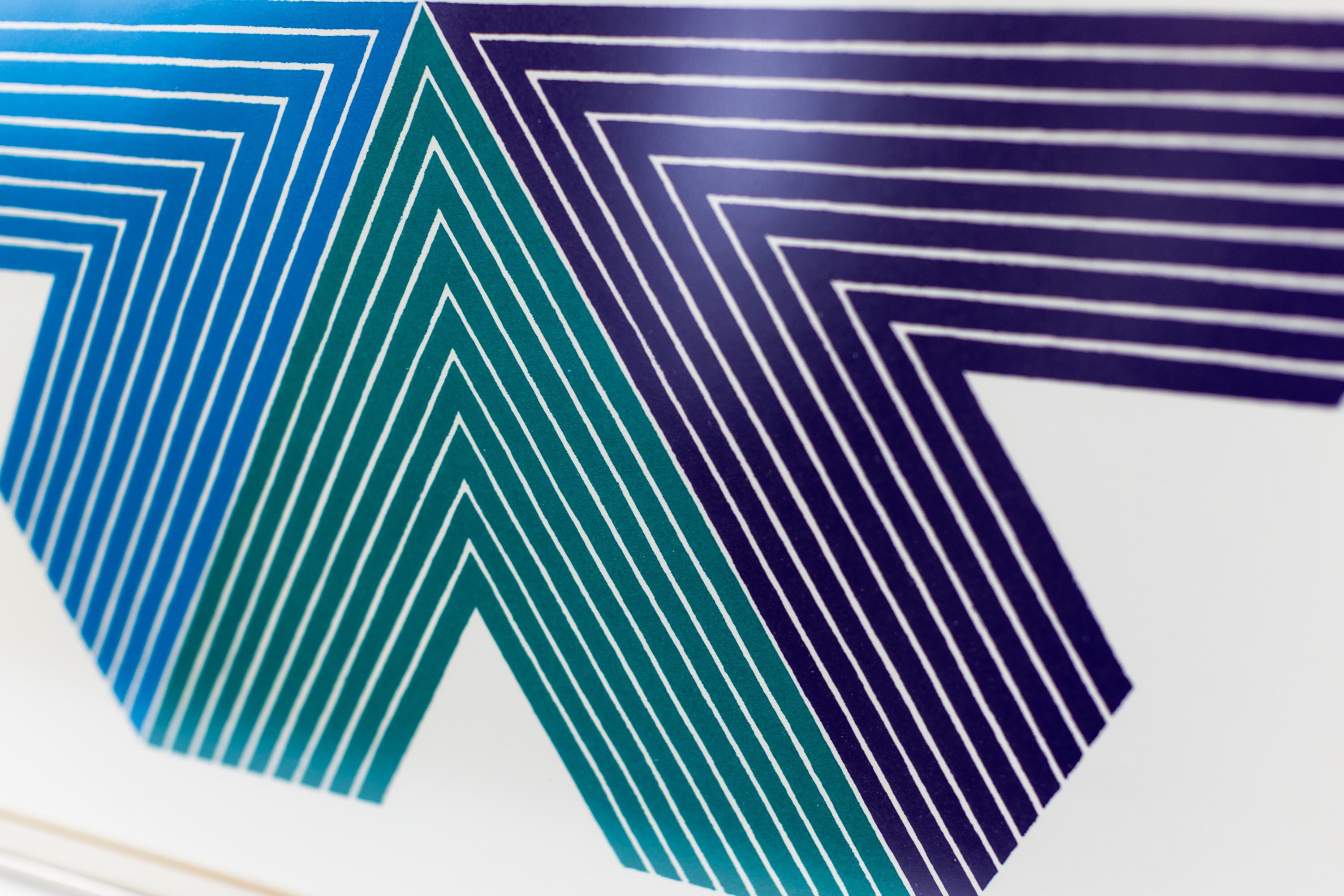 Frank Stella - Frank Stella Black Adder 1968 Signed Serigraph Edition ...