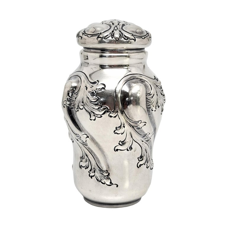 Frank W. Smith for Theodore B. Starr Sterling Silver Tea Caddy with ...