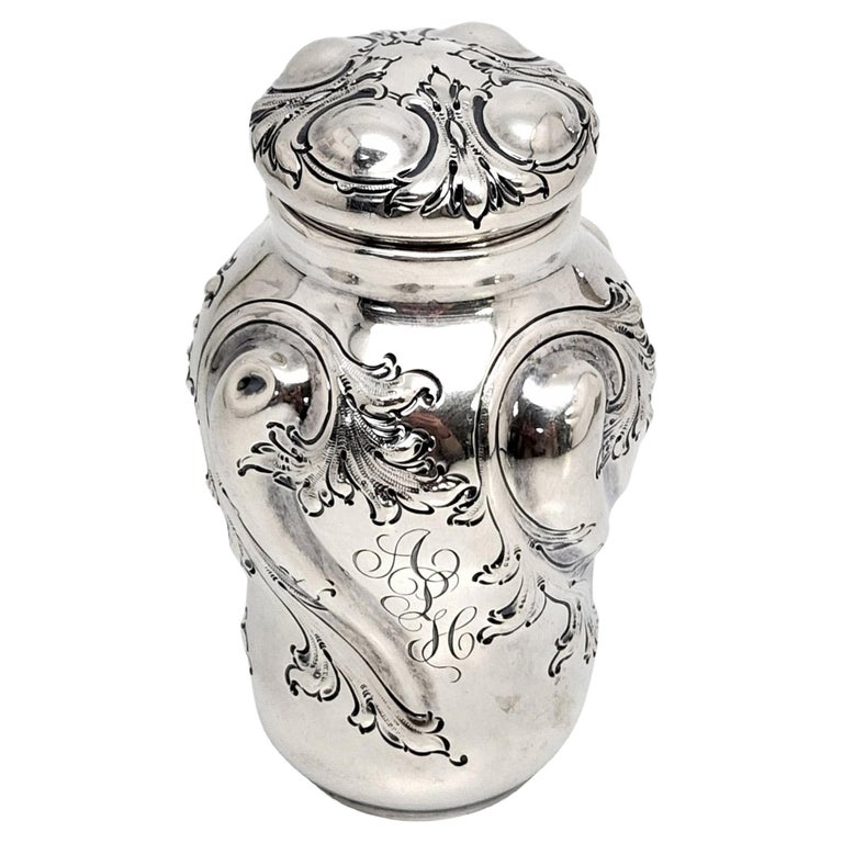 Frank W. Smith for Theodore B. Starr Sterling Silver Tea Caddy with ...