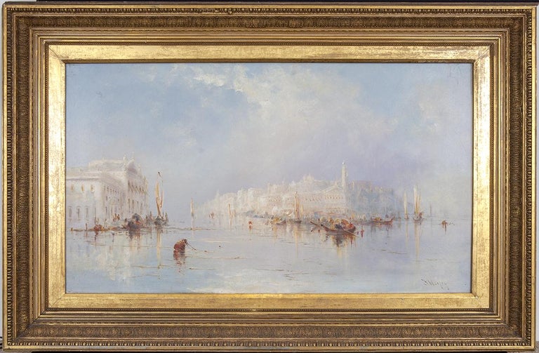 Frank Wasley - English Iate 19th century, Impressionist View on the ...