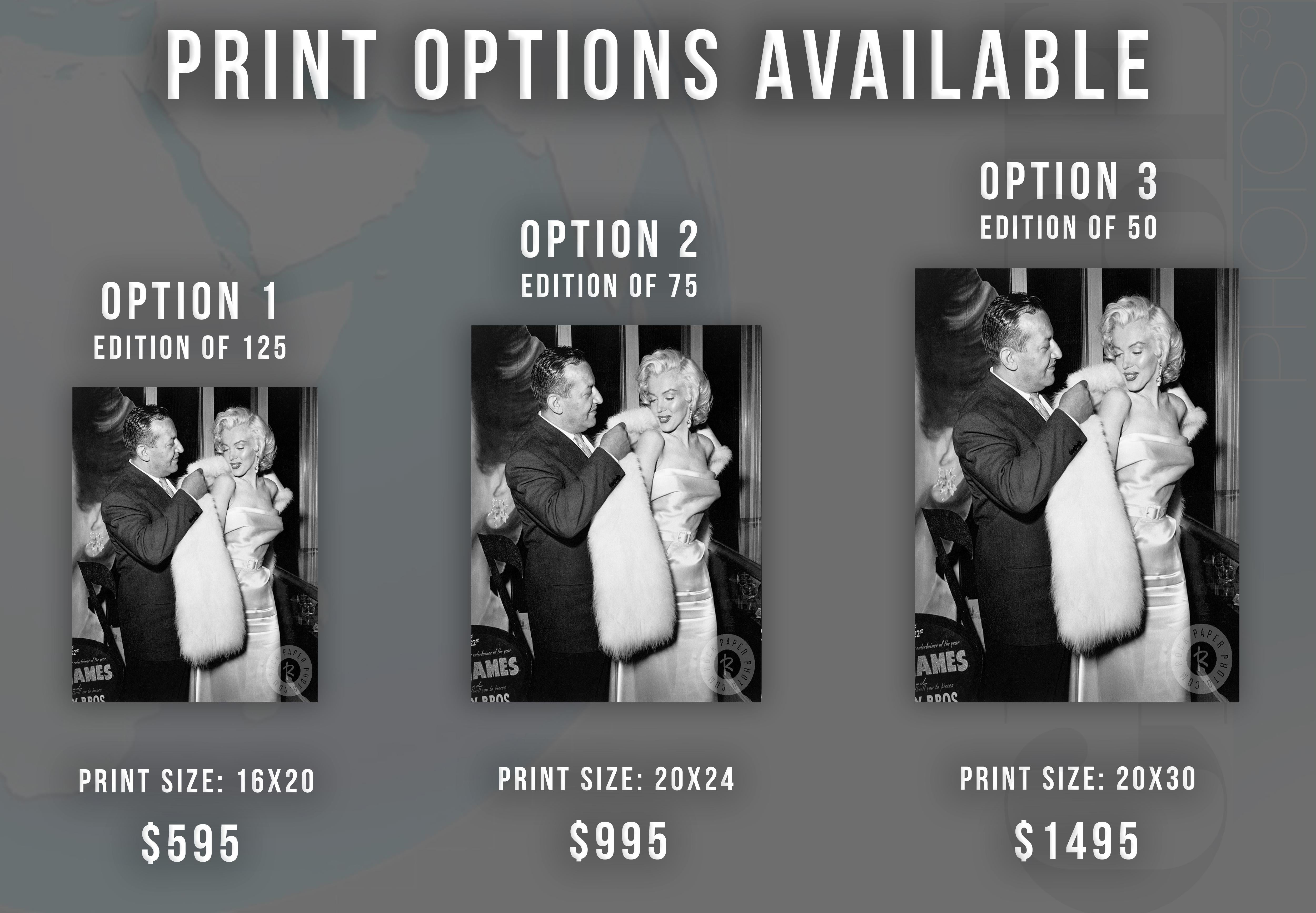 Frank Worth - Ciro's Owner Herbert Hoover and Marilyn Monroe Fine Art ...