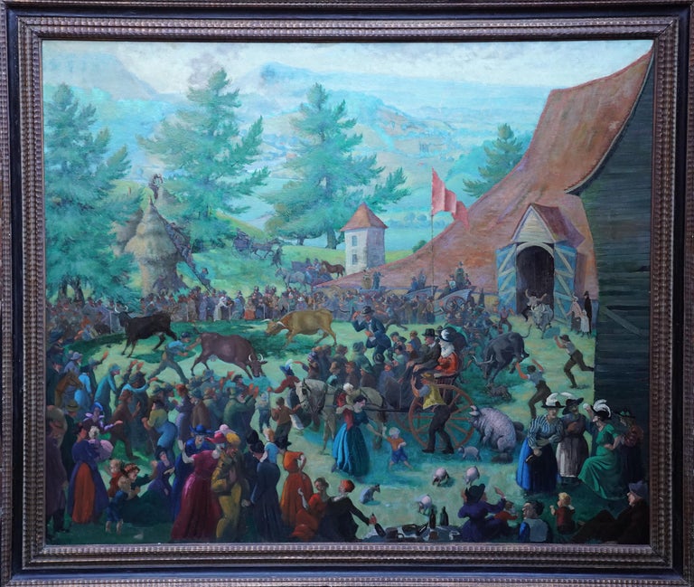 Franklin White - Village Auction - British Slade School Art Deco ...