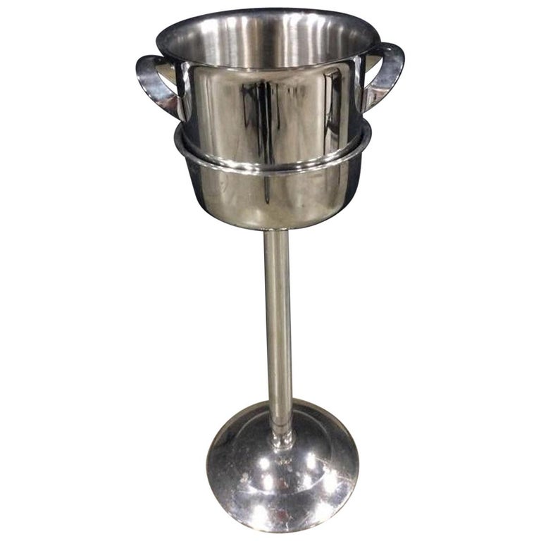 Franmara Champagne Ice Bucket On Stand at 1stDibs