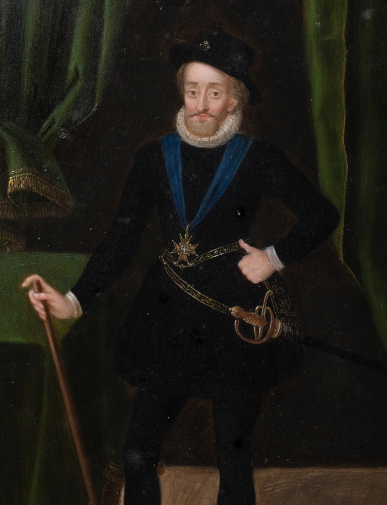 Portrait Henry IV King Of France, 16th Century Studio of FRANS POURBUS ...