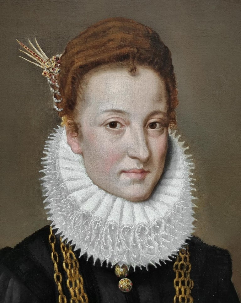 Portrait of a Lady with a Venetian Lace Fan c.1595, Remarkable ...