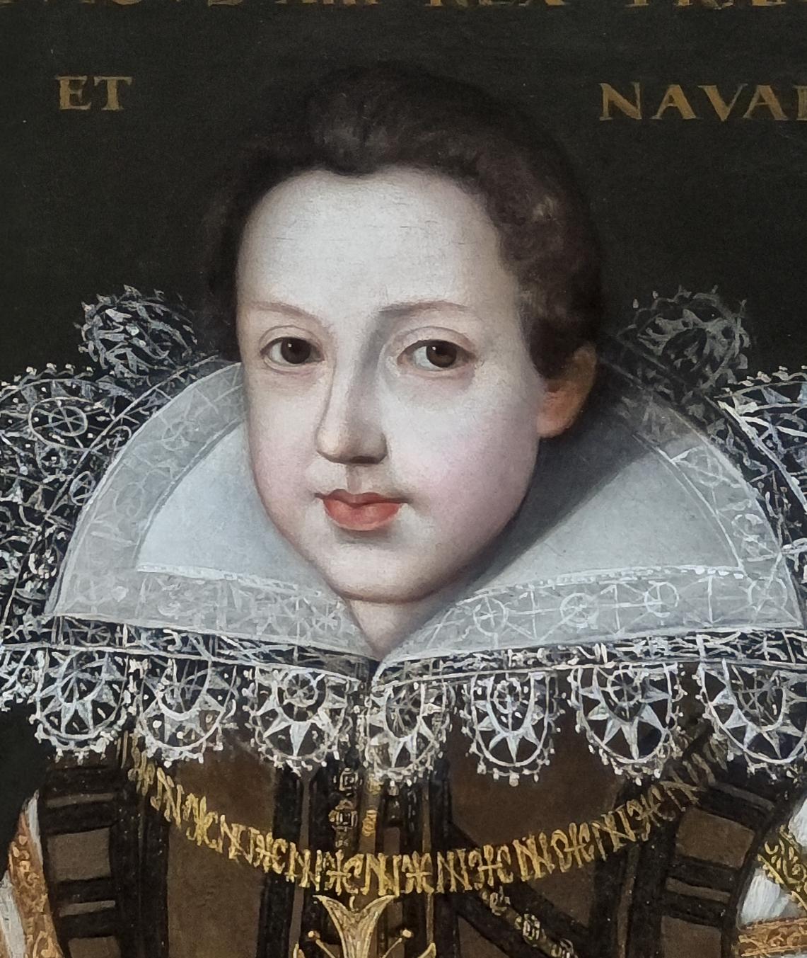 Portrait of King Louis XIII of France and Navarre as a Boy, Antique oil ...