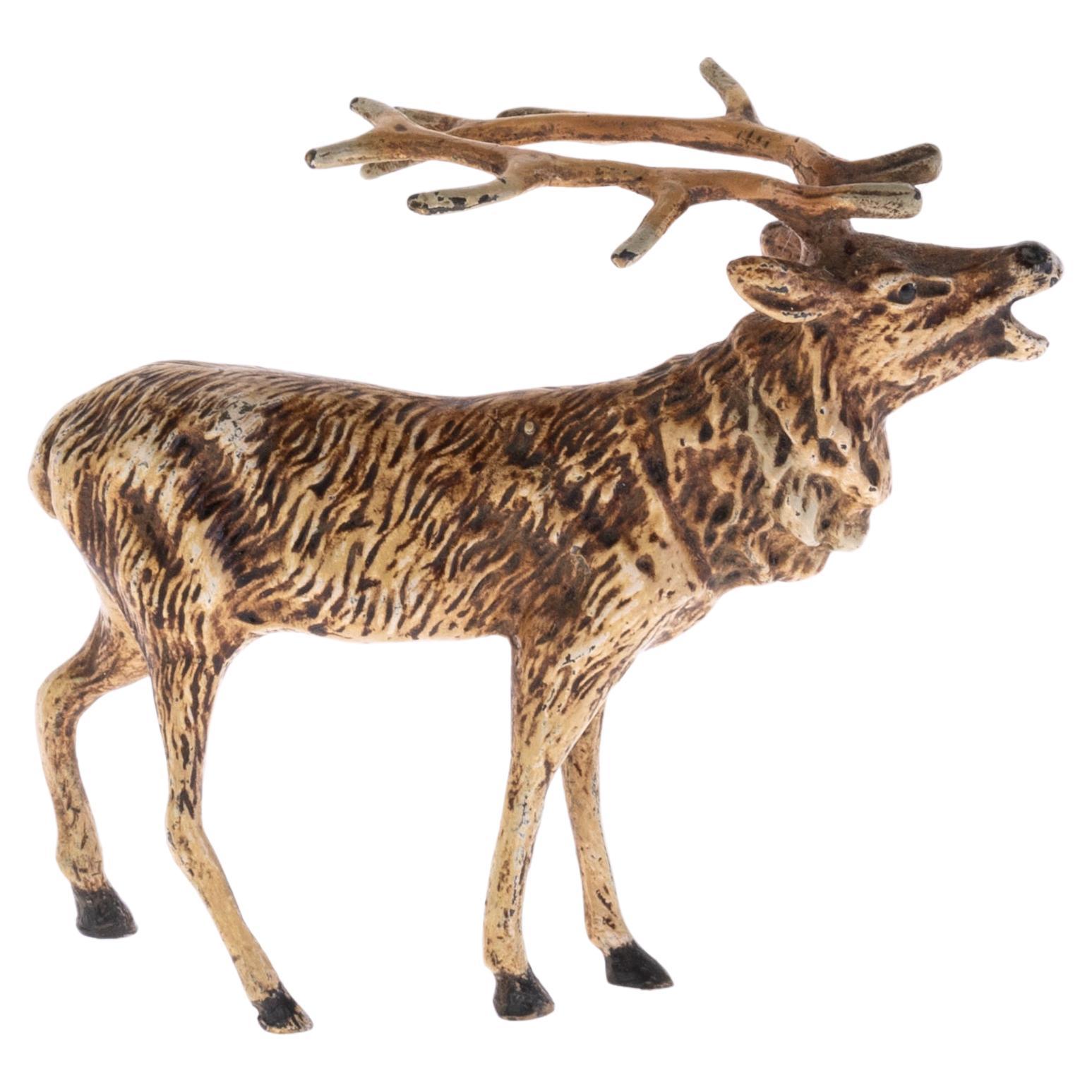 Franz Bergman Style Cold Painted Viennese Bronze Tiger Sculpture For ...