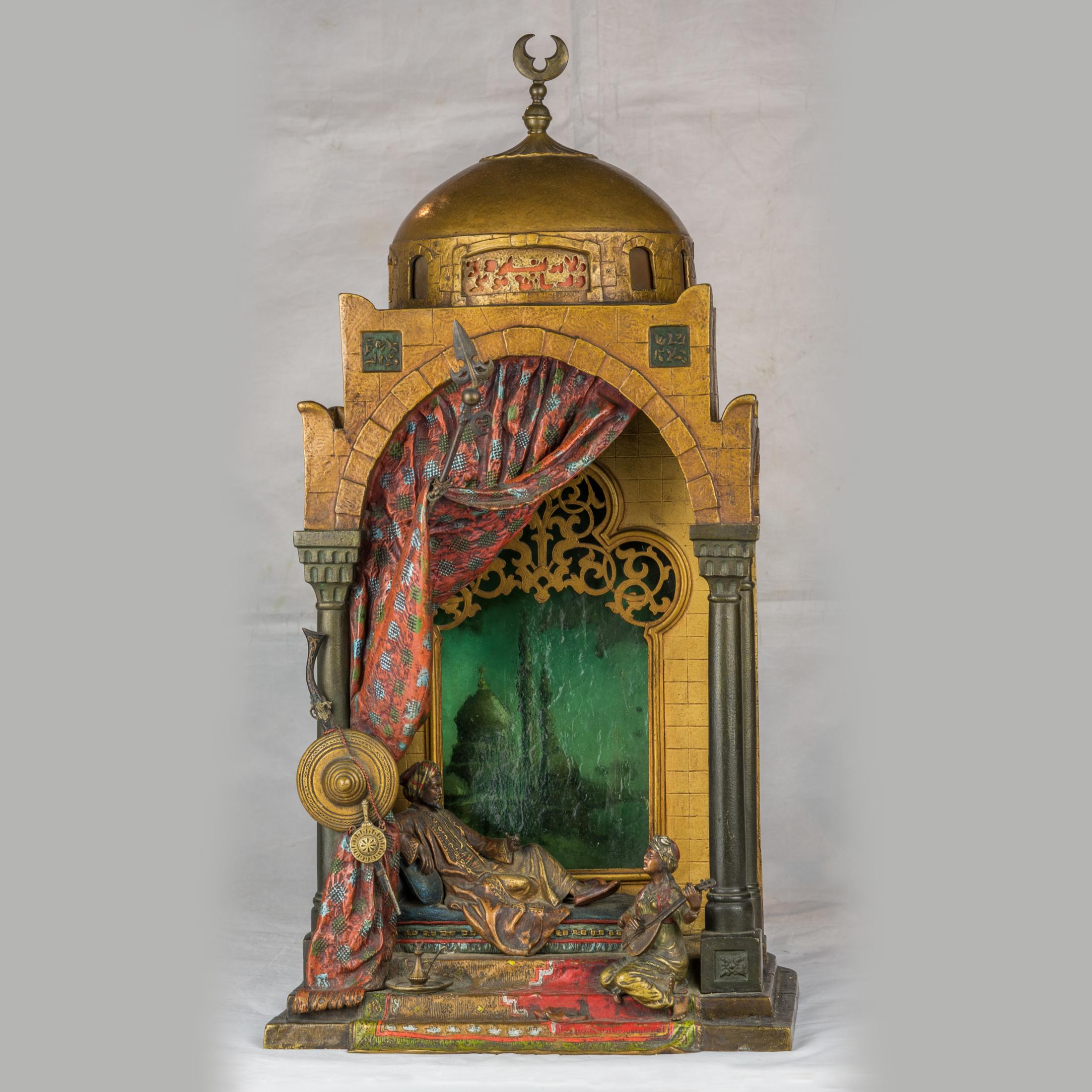 Austrian Cold Painted Bronze Attributed to Franz Bergmann For Sale at ...