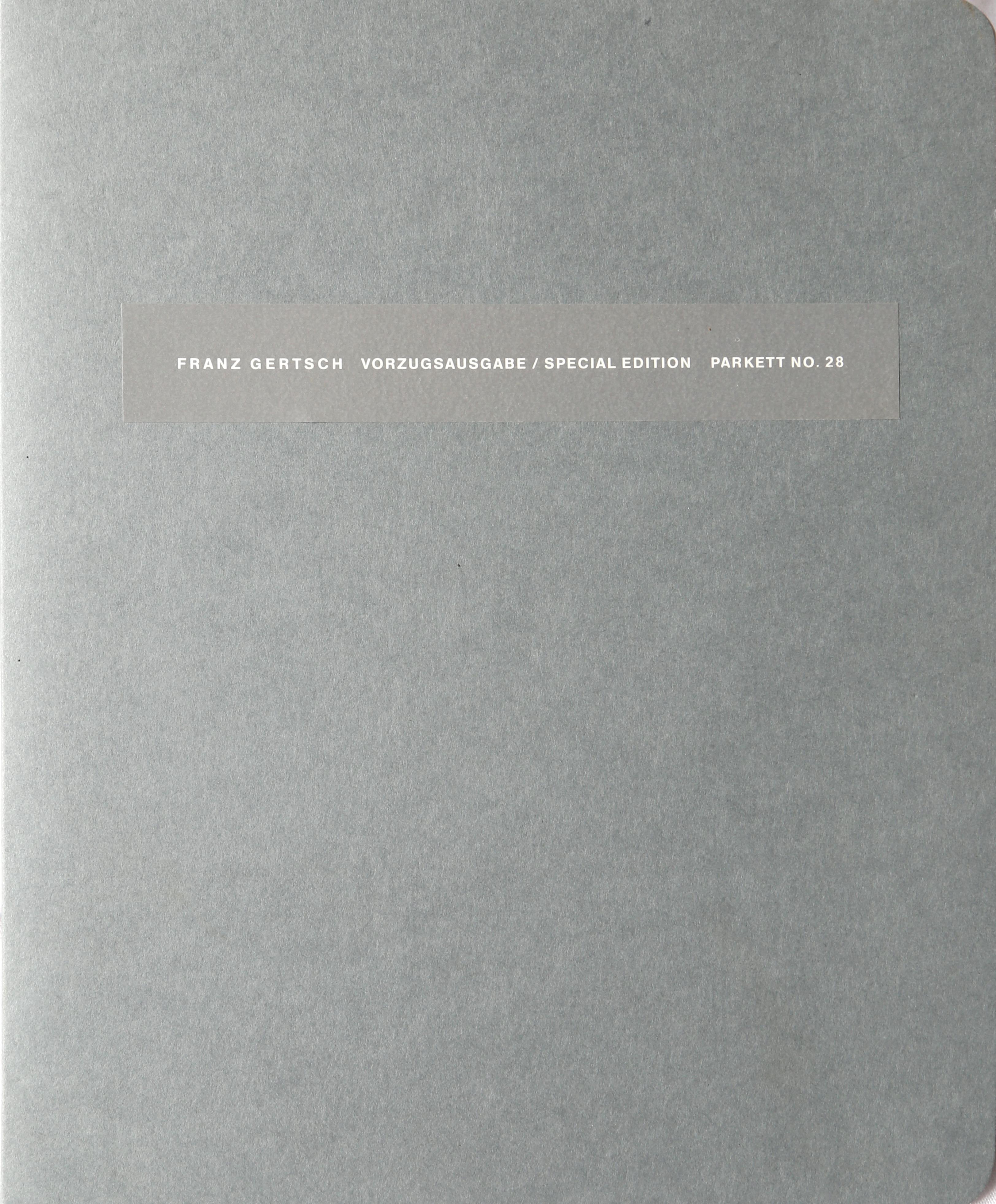 Franz Gertsch - "Vorzugsausgabe: Special Edition, Parkett No. 28", 1990 by Franz Gertsch at 1stDibs