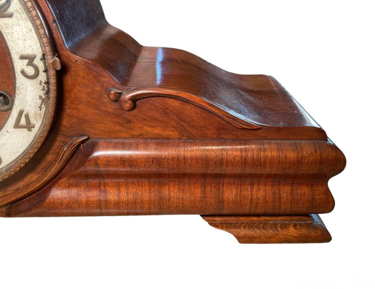 Franz Hermle German Tambour Mantle Clock For Sale at 1stDibs