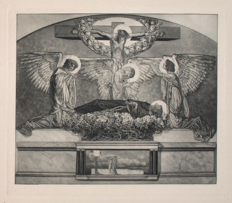 Franz von Bayros (Choisi Le Conin) - Sankt Franziskus - Héliogravure by ...