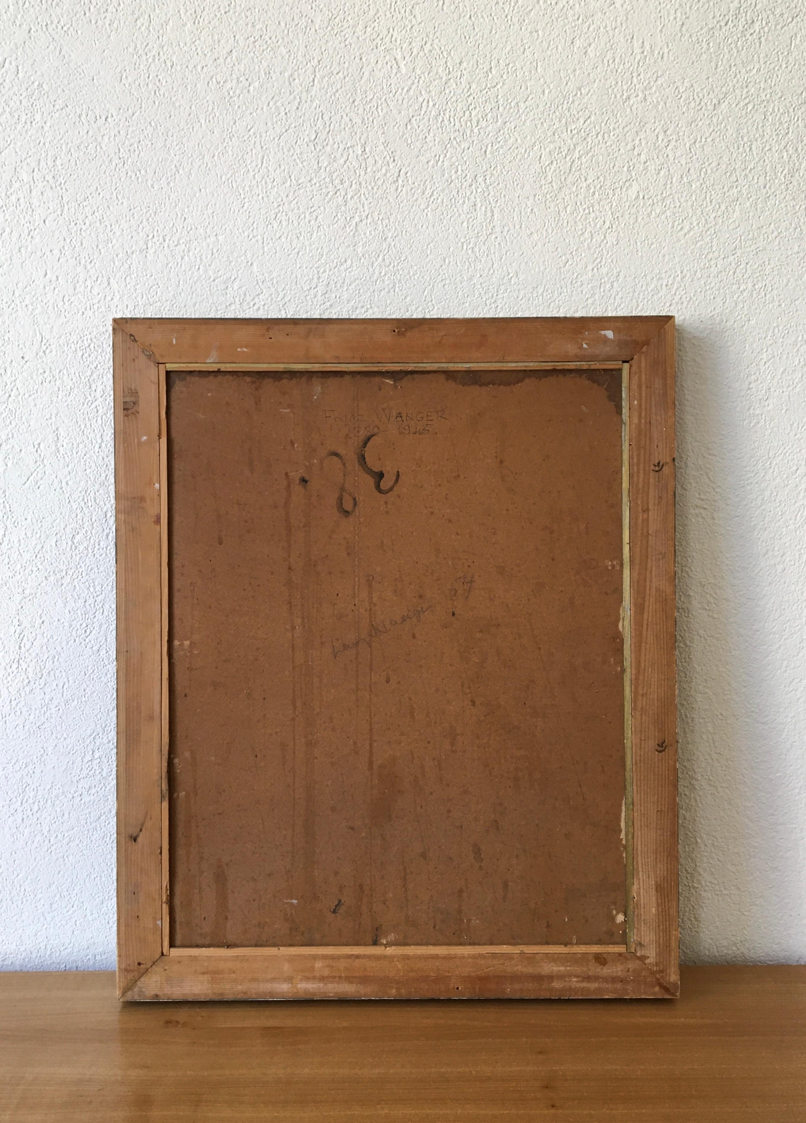 Franz Wanger - Artist and model in the studio For Sale at 1stDibs