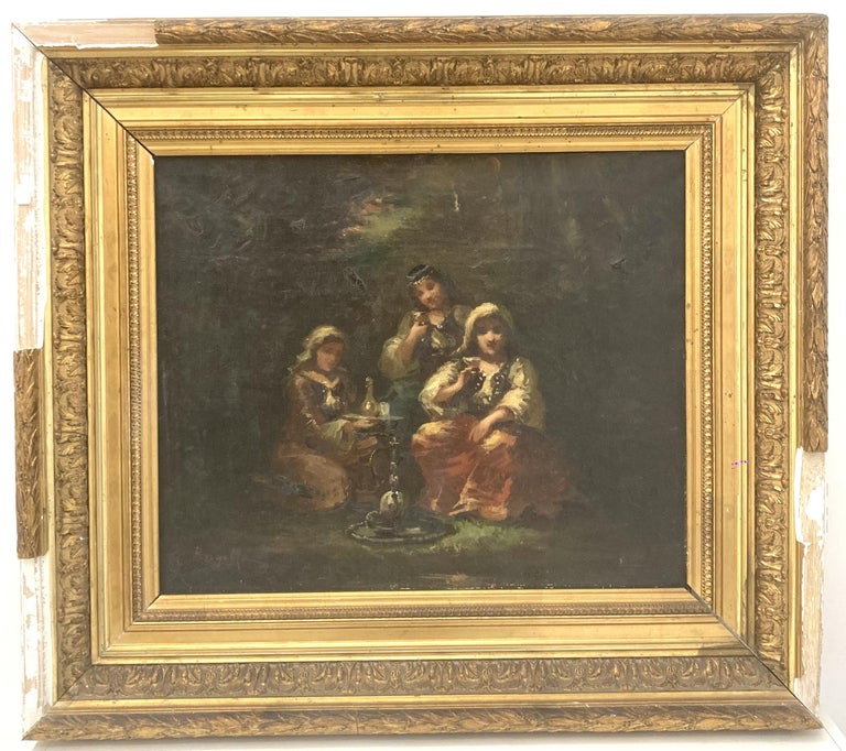 Frédéric Borgella - Jeunes filles au narguilé For Sale at 1stDibs