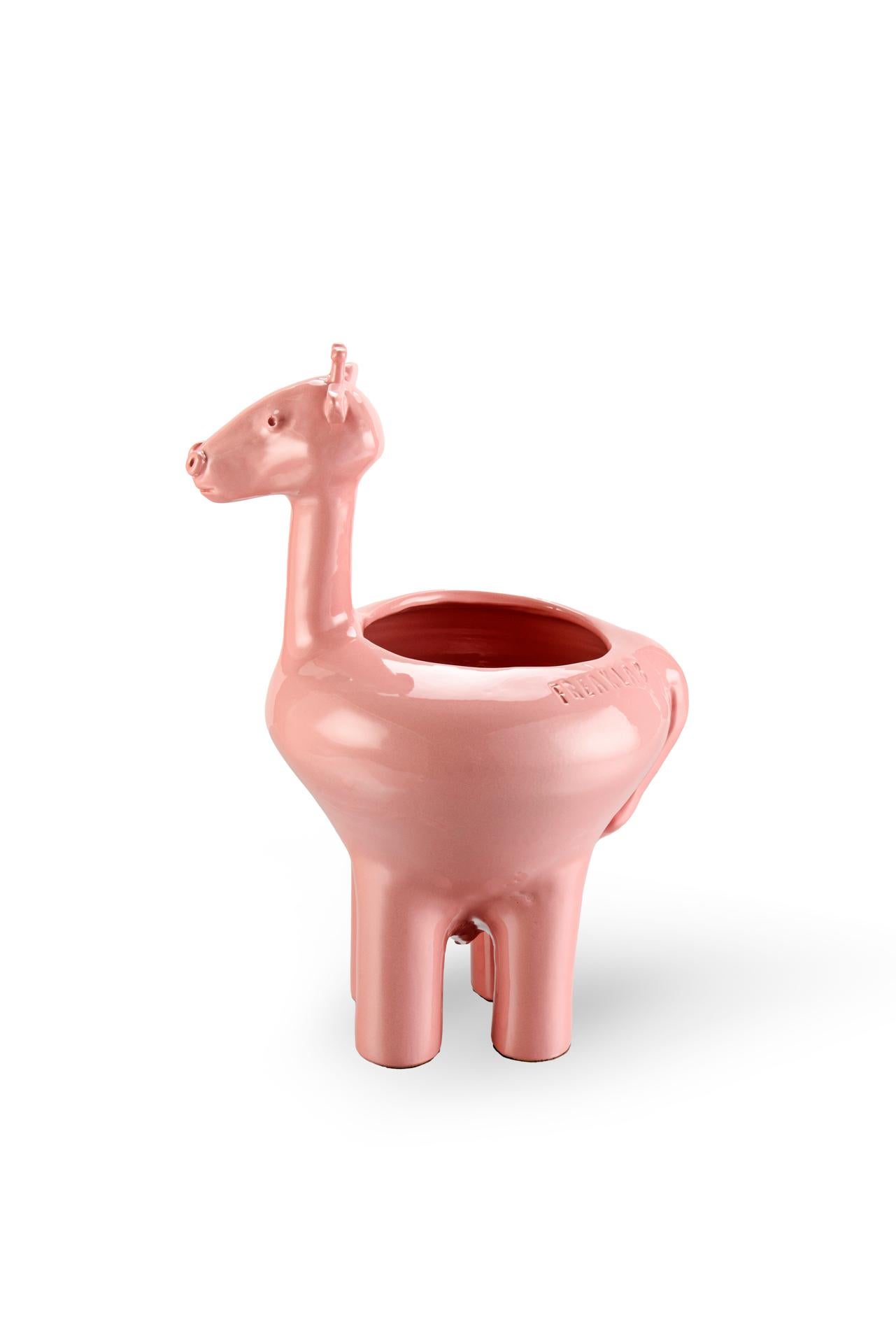 Freaklab Gray-Blue Giraffe Bowl Large Made Entirely by Hand in Ceramic ...