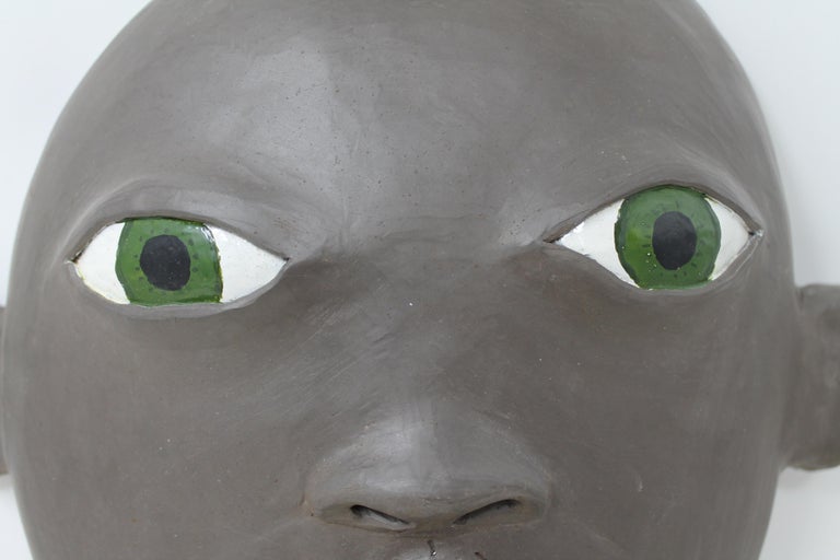 Freaklab Trio Masks Made Entirely by Hand in Ceramic For Sale at 1stDibs
