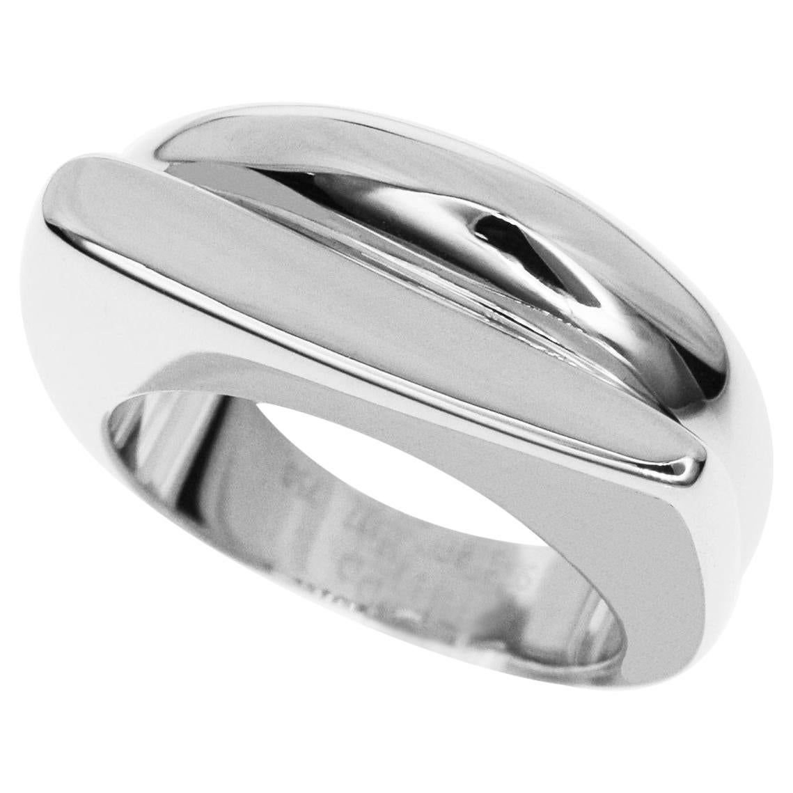 Fred Success Skinny Gold 18 Carat Diamond Ring at 1stDibs