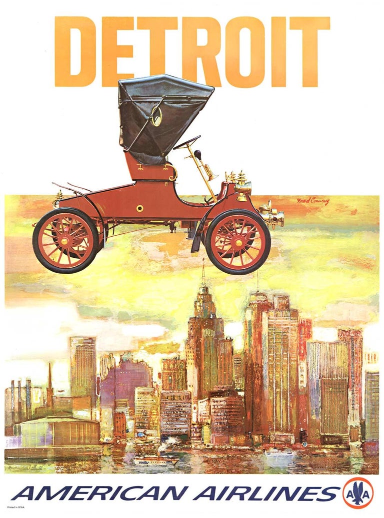 Fred Conway - Original American Airlines, Detroit, vintage travel ...