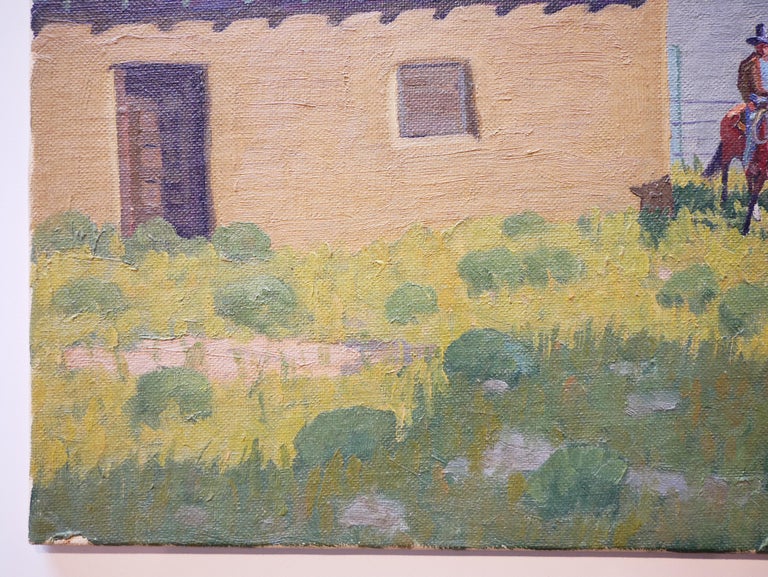 Fred Darge - “Going to Work (Arroyo Seco, New Mexico)” Warm-Toned ...