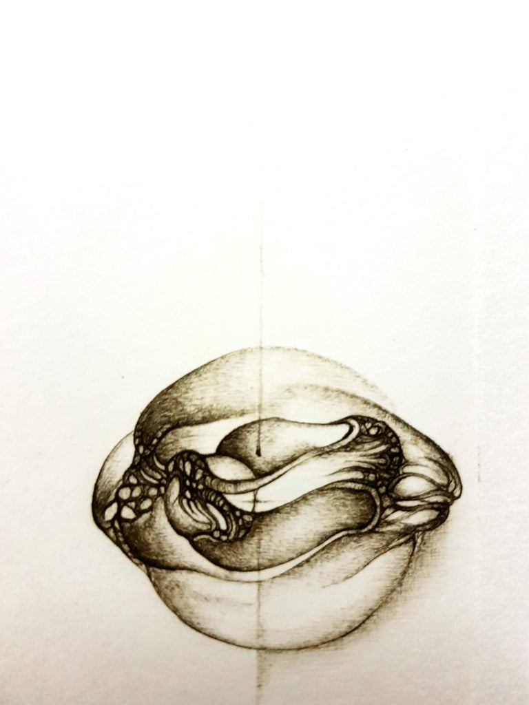 Fred Deux - Fred Deux - Grey Surrealism VI - Signed Original Etching ...
