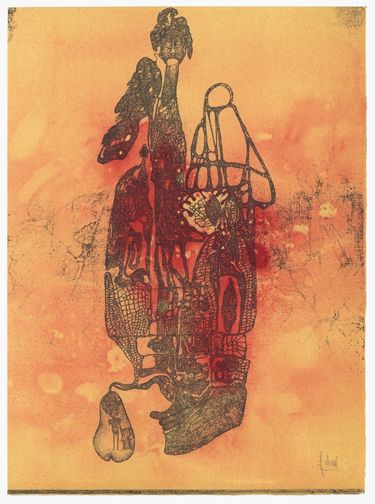 Fred Deux - signed original lithograph For Sale at 1stDibs