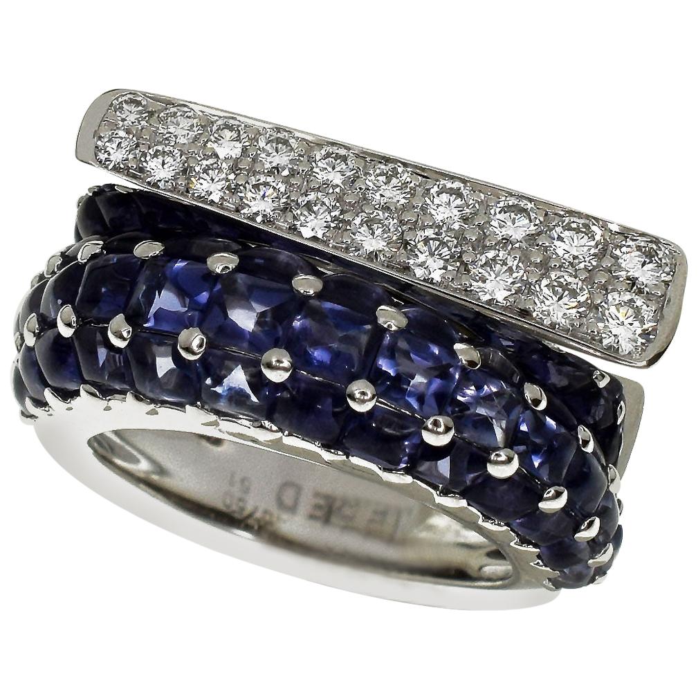 Fred Success Skinny Gold 18 Carat Diamond Ring at 1stDibs