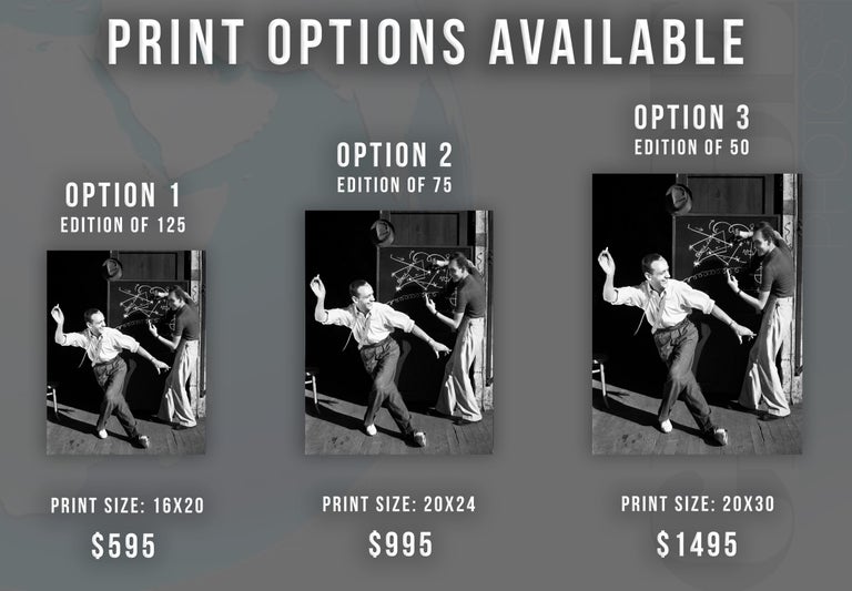 Fred Hendrickson - Fred Astaire Planning Dance Moves II Fine Art Print ...