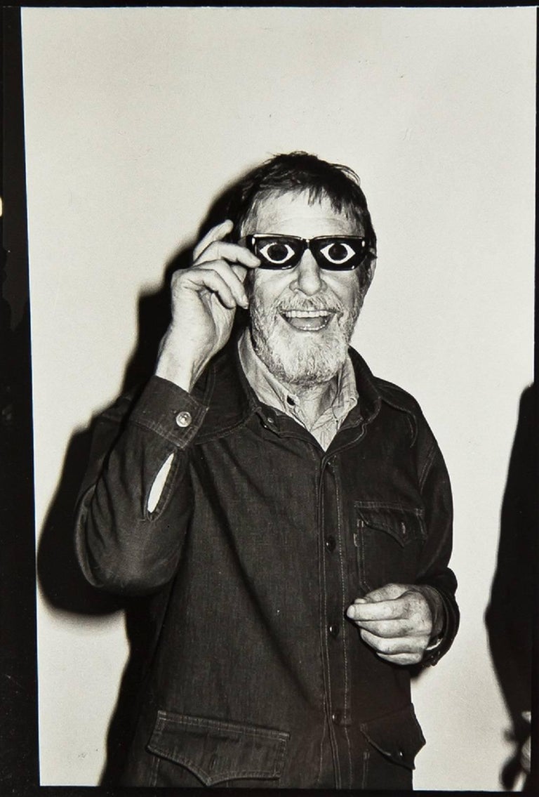 Fred McDarrah - John Cage, 1977, Vintage Silver Gelatin Signed Photograph For Sale at 1stDibs