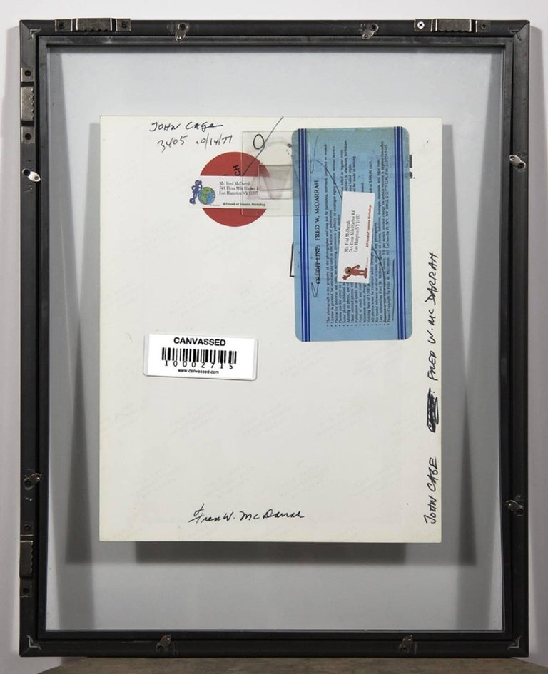 Fred McDarrah - John Cage, 1977, Vintage Silver Gelatin Signed Photograph For Sale at 1stDibs