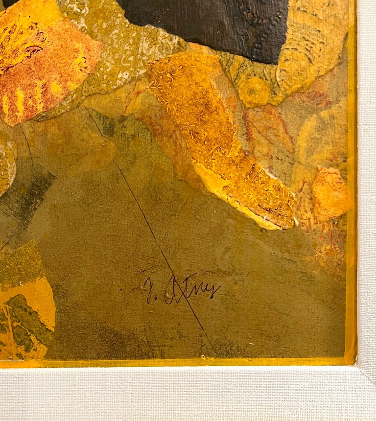 Fred Otnes Jr Mixed Media Figural Painting on Board For Sale at 1stDibs
