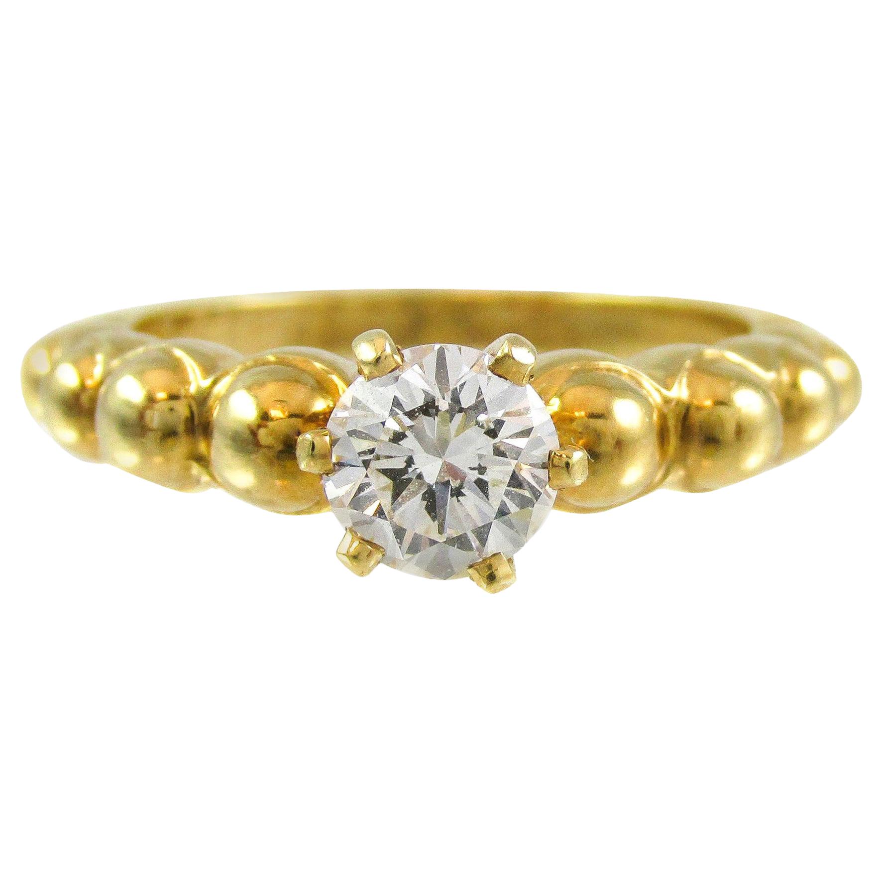 Vintage Fred Paris Coil Twist 'Success' Ring in 18k Yellow and White ...