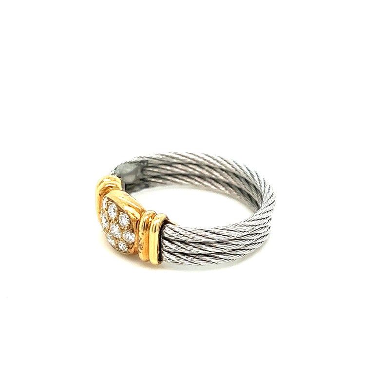 Fred Paris Force 10 Diamond Ring For Sale at 1stDibs