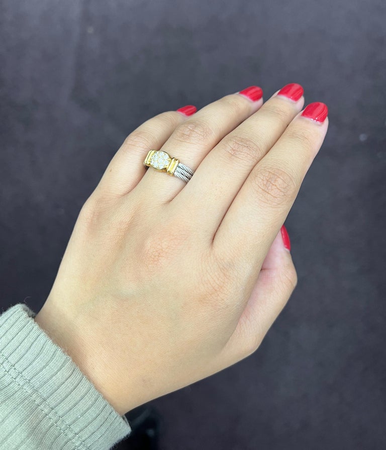 Fred Paris Force 10 Diamond Ring For Sale at 1stDibs