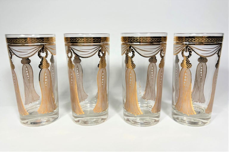 Fred Press 22K Gold Glassware Barware Mid Century 1960s at 1stDibs ...
