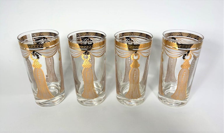 Fred Press 22K Gold Glassware Barware Mid Century 1960s at 1stDibs ...