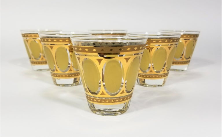 Fred Press Glassware Barware 3 oz Mid Century 1960s For Sale at 1stDibs