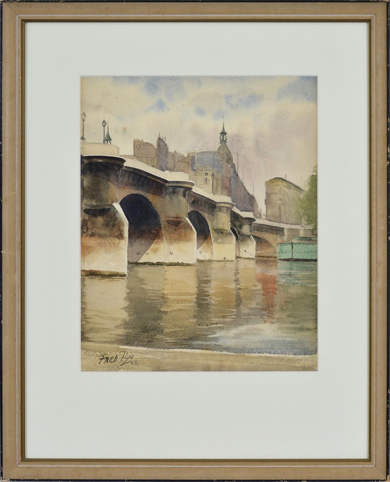 Fred Pye - Bridge Scene For Sale at 1stDibs | modern office methods ...