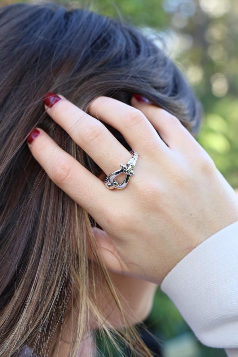 Fred Ring Force 10 White Gold For Sale at 1stDibs