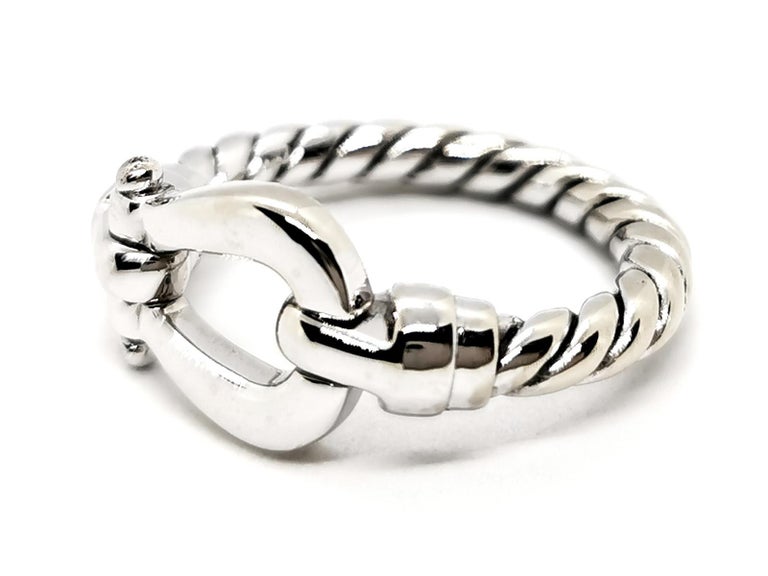 Fred Ring Force 10 White Gold For Sale at 1stDibs