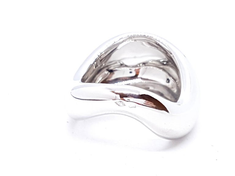Fred Ring Mouvementé White Gold For Sale at 1stDibs
