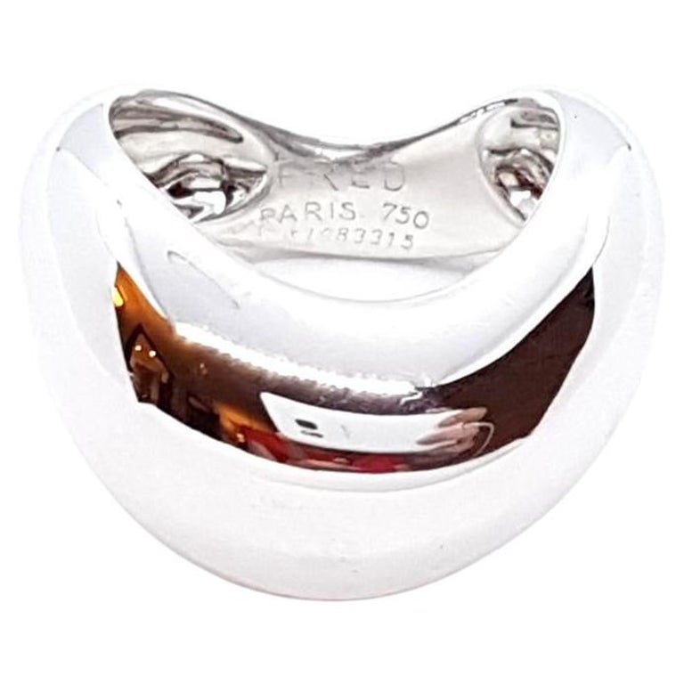 Fred Ring Mouvementé White Gold For Sale at 1stDibs